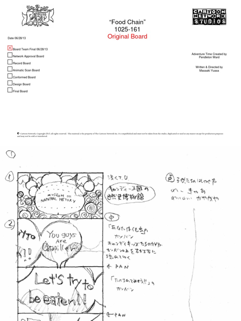 "Adventure Time" 231523096 at 161 Food Chain Board Team Final | PDF