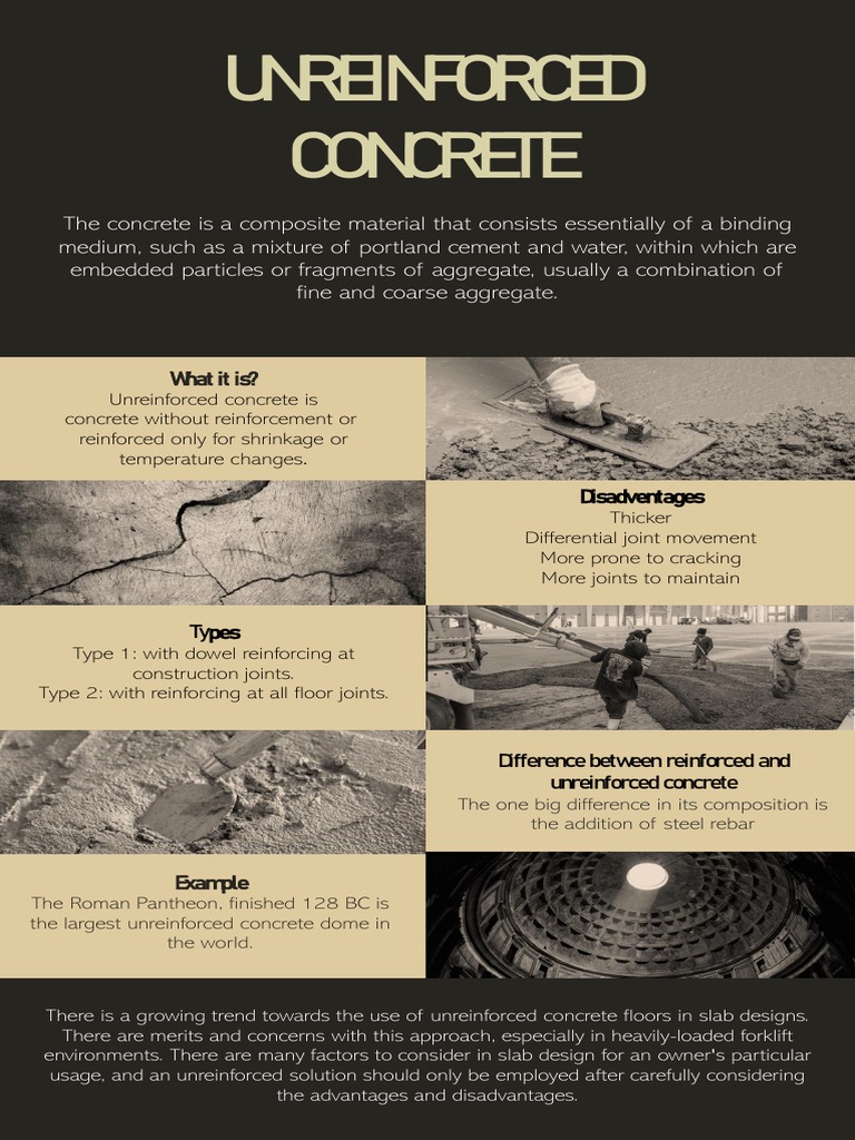 Unreinforced Concrete: What It Is? | PDF