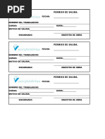 Modelo de Carnet de Identificación Laboral | PDF