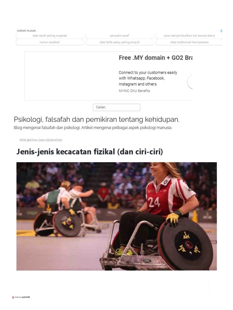 Jenis-Jenis Kecacatan Fizikal (Dan Ciri-Ciri) - Perubatan Dan Kesihatan ...