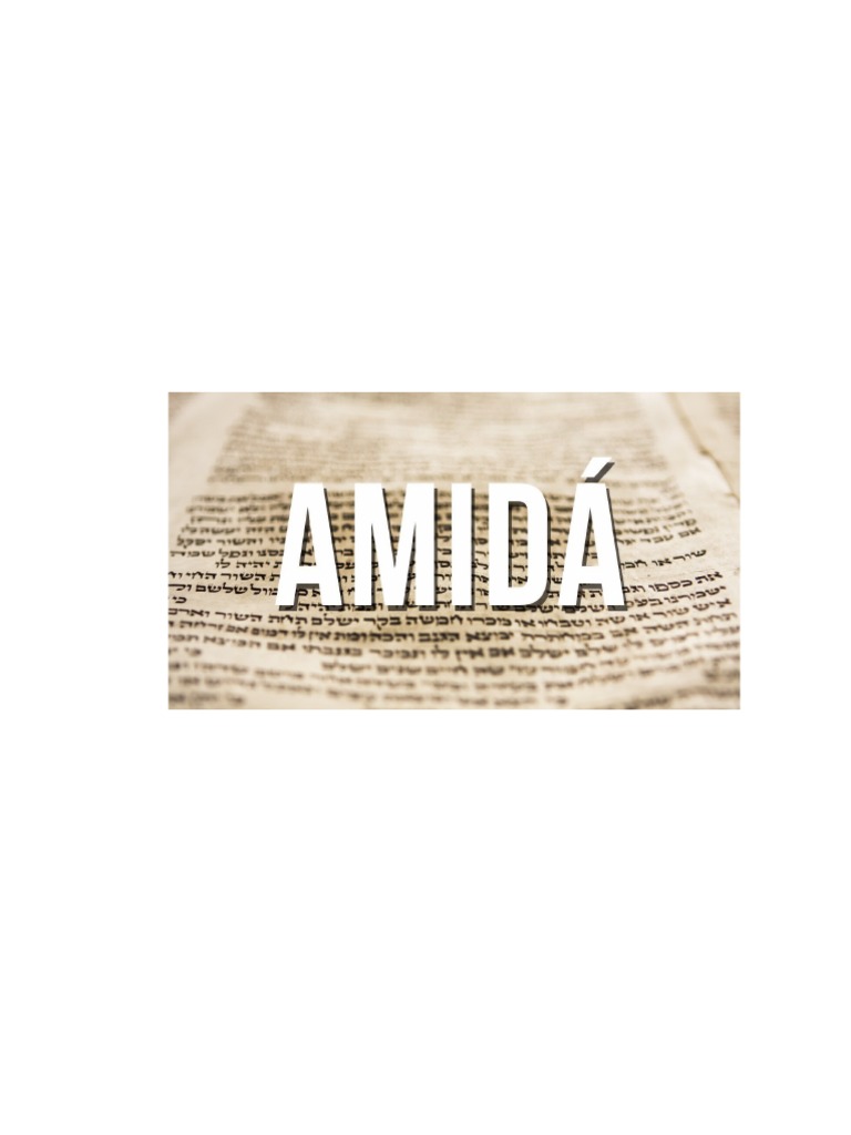 Amida | PDF | orador del Señor | Oración
