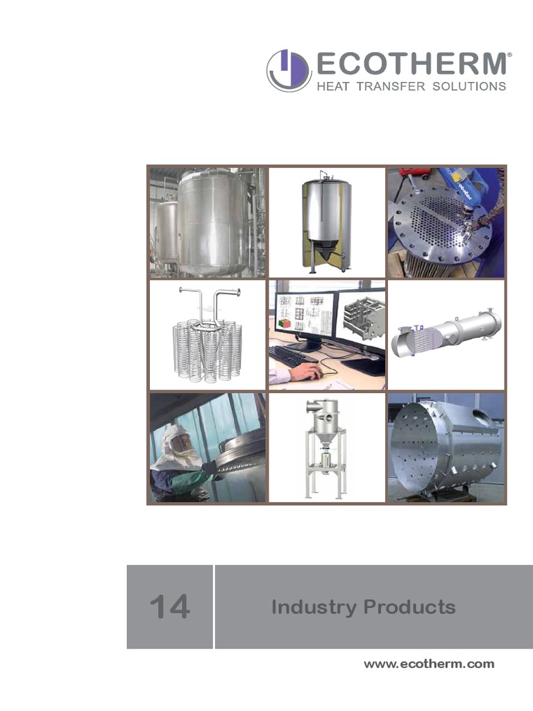 ECOTHERM IndustrialProducts | PDF | Heat Exchanger | Water Heating