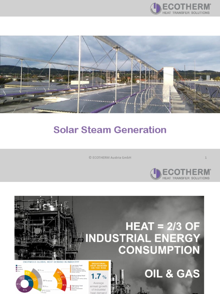 Solar Steam Generation: © Ecotherm Austria GMBH 1 | PDF | Solar Power ...