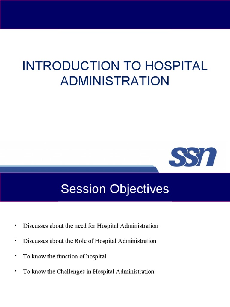 Introduction To Hospital Administration | PDF | Hospital | Physician