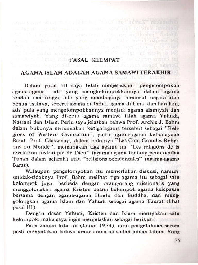 Agama Samawi dan Sejarahnya | PDF