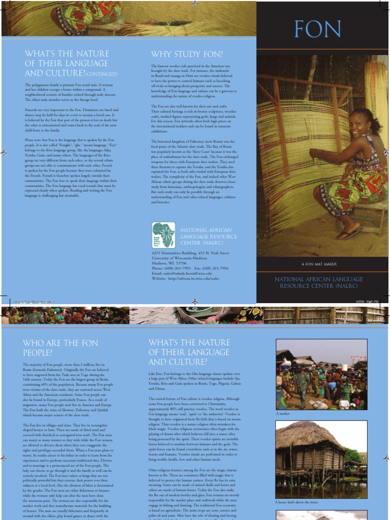 Fon Benin PDF | PDF | Ethnicity | Rituals