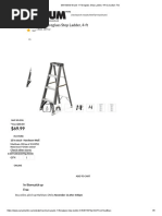 MAXIMUM Fibreglass Grade 1 Step Ladder, 8-ft Canadian Tire | PDF | Ladder