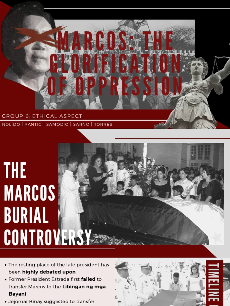Marcos: The Glorification of Oppression: Group 6: Ethical Aspect | PDF