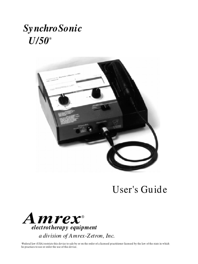 Amrex Ultrasonido U50 | PDF | Ultrasound | Electrical Connector