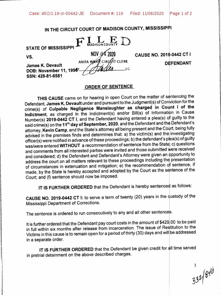 Devault Conviction | PDF | Wisconsin Circuit Courts | Criminal Procedure