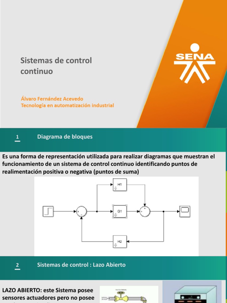 Control Continuo PDF | PDF | Sistema de control | Realimentación