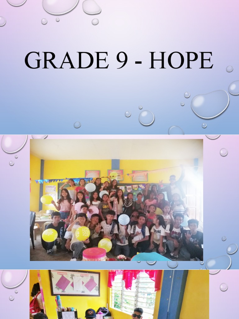 Grade 9 Presentation | PDF