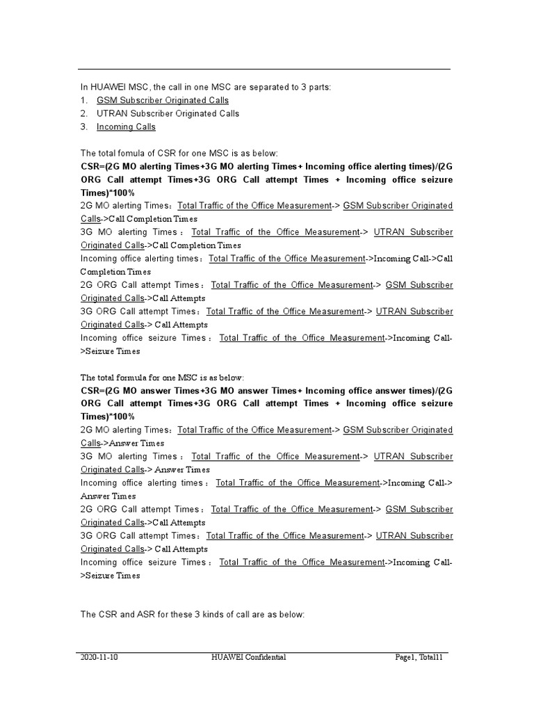 CSR and ASR Formula | PDF | Mobile Technology | Electronics