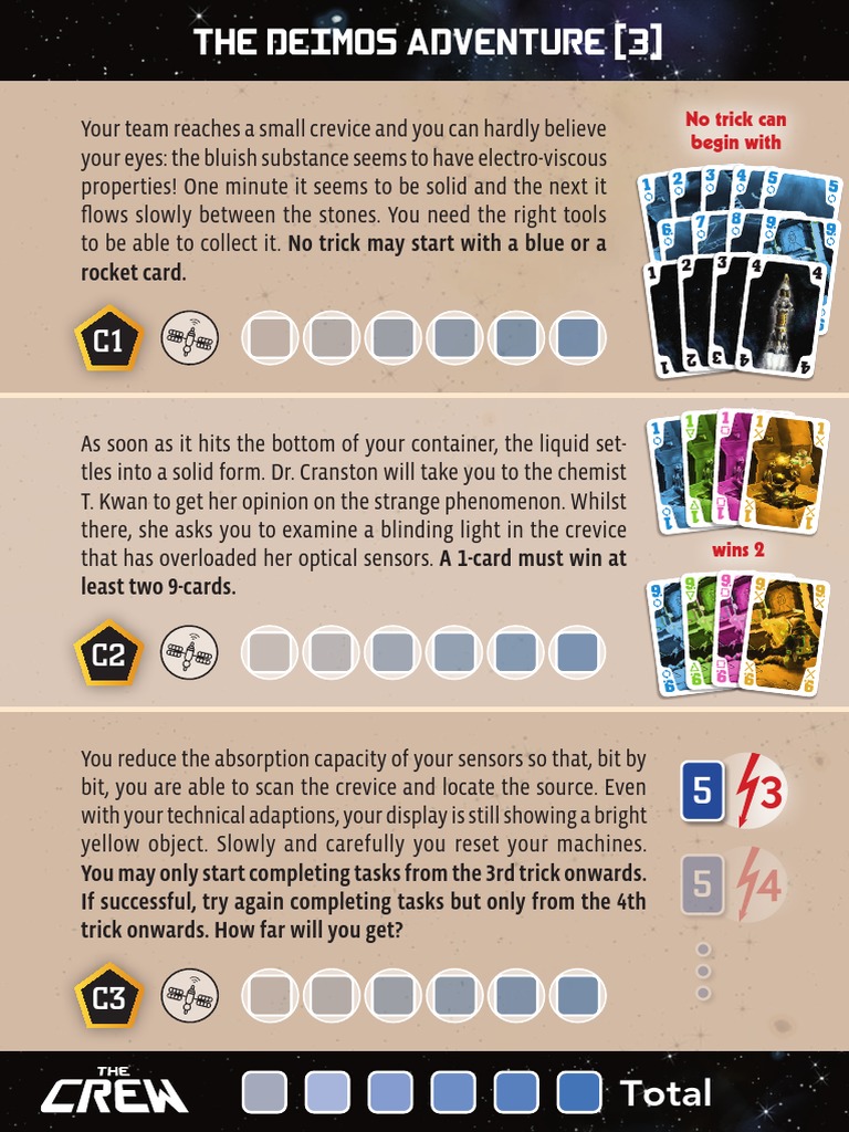 Deimos Adventure: Exploring the Crevice | PDF | Optics ...