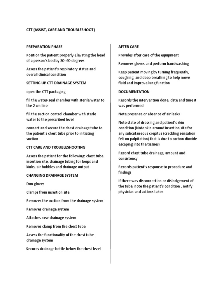 CTT (Assist, Care and Troubleshoot) | PDF