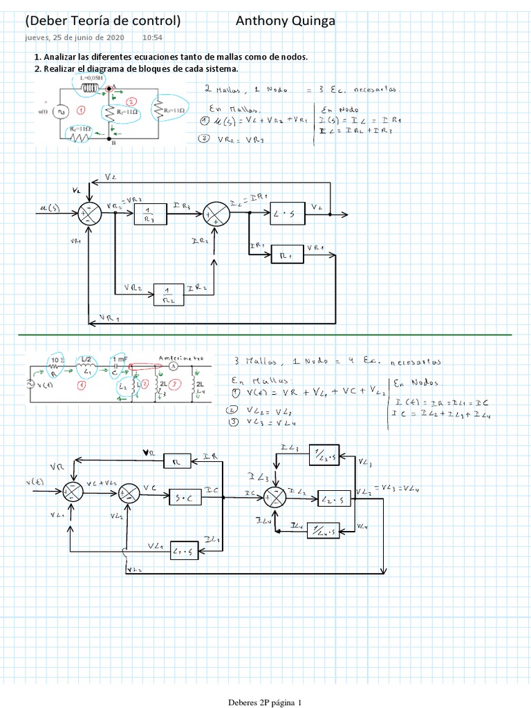 Quinga Anthony (Deber Diagrama de Bloques) | PDF