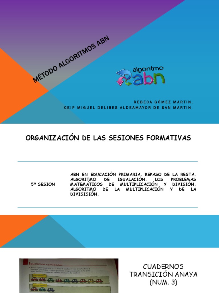 Algoritmos ABN en Matemáticas Primaria | PDF | Escalar (Matemáticas ...