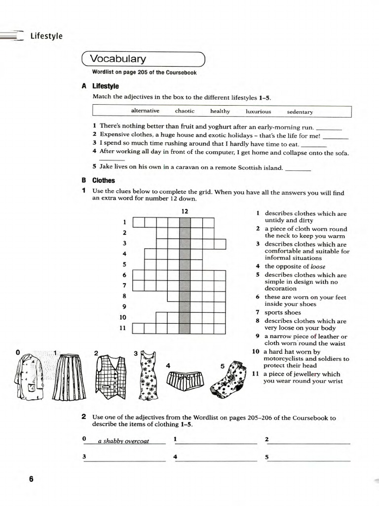 Clothes Vocabulary Exercises PDF | PDF | Clothing | Human Body