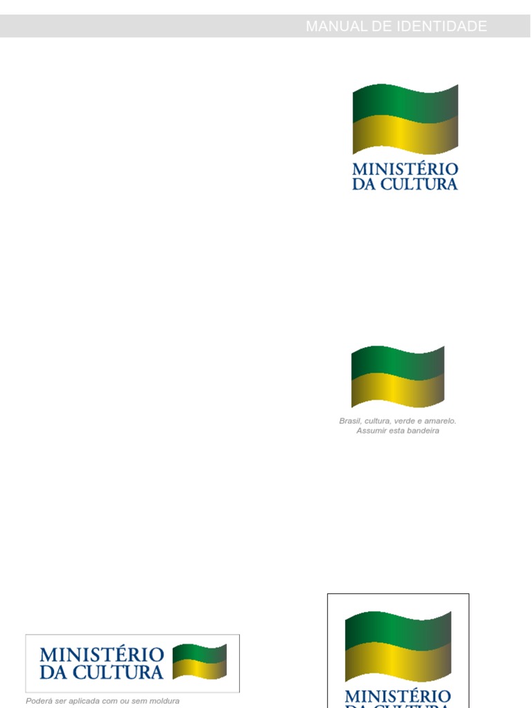 Manual Identidade Visual Minc | PDF | Esmalte | Publicidade