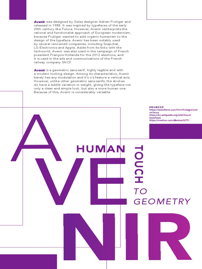 Avenir Poster | PDF