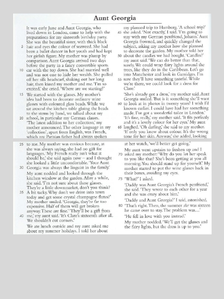 Reading Unit 1 Test | PDF