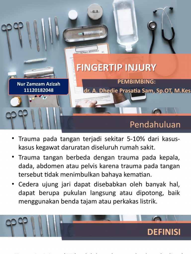Fingertip Injury-1 | PDF