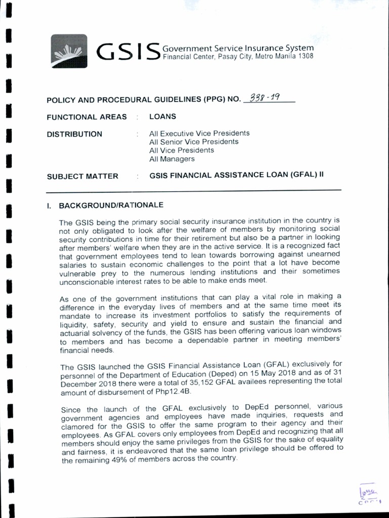 GFAL II Guidelines | PDF