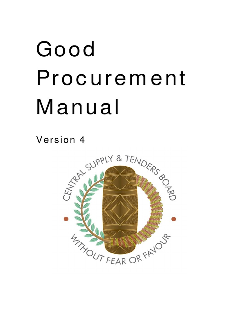 Good Procurement Papua New Guinea | PDF | Procurement | Evaluation