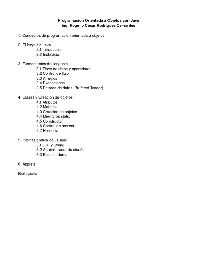 Tutorial Java | PDF | máquina virtual de Java | Java (lenguaje de programación)