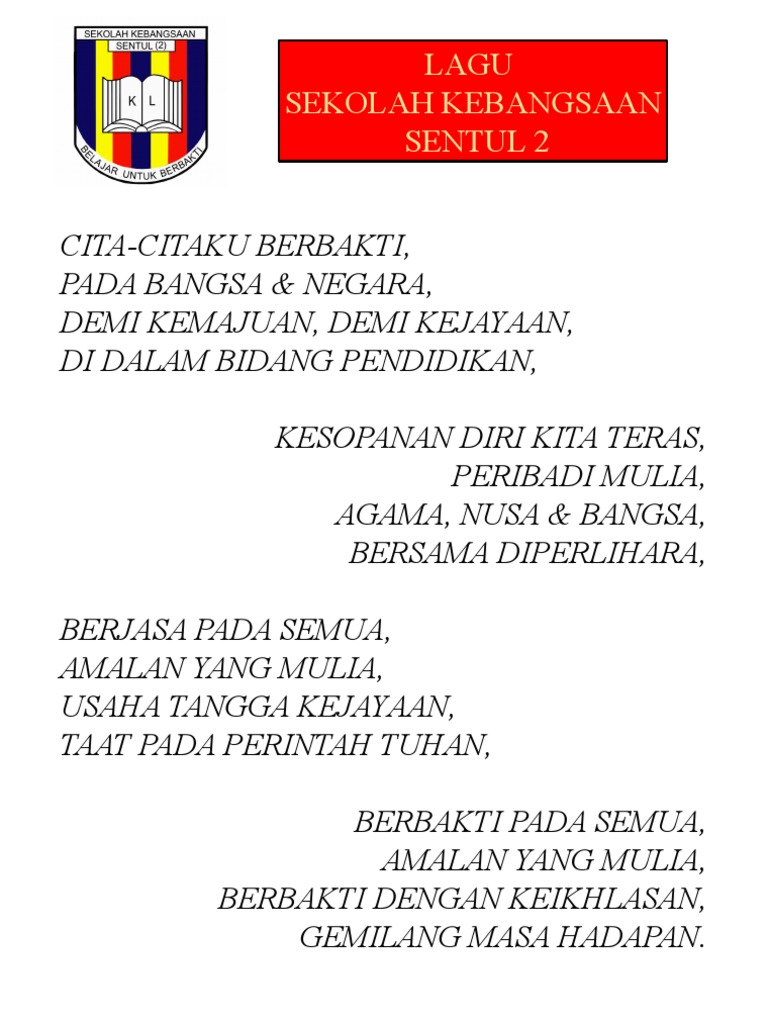 Lagu SK Sentul 2 | PDF