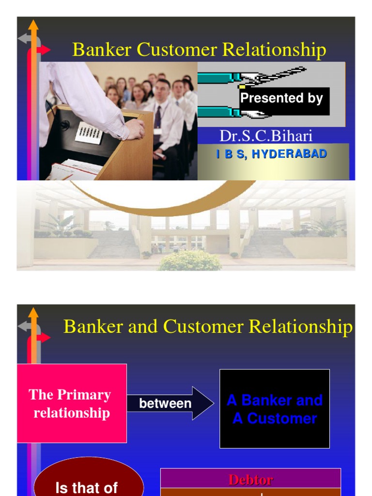8 Banker Customer Relationship PDF | PDF | Cheque | Banks