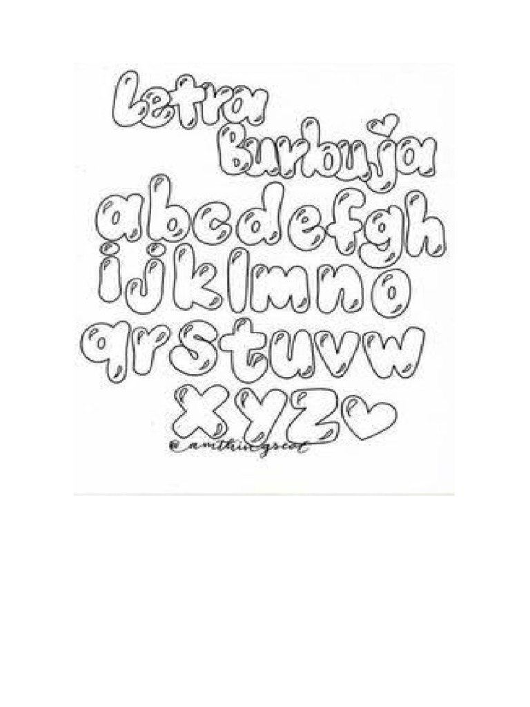 Letra Burbuja | PDF