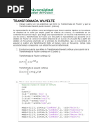 Análisis de Principios y Aplicaciones de La Transformada Wavelet PDF | PDF | Wavelet ...