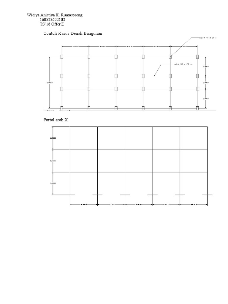 Analisis Struktur Bangunan Seismik Surabaya | PDF