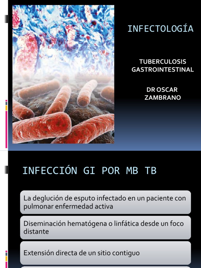 Tuberculosis Intestinal y Peritoneal | PDF | Tuberculosis | Tracto ...