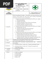 SOP Penggunaan Alat Pelindung Diri APD | PDF