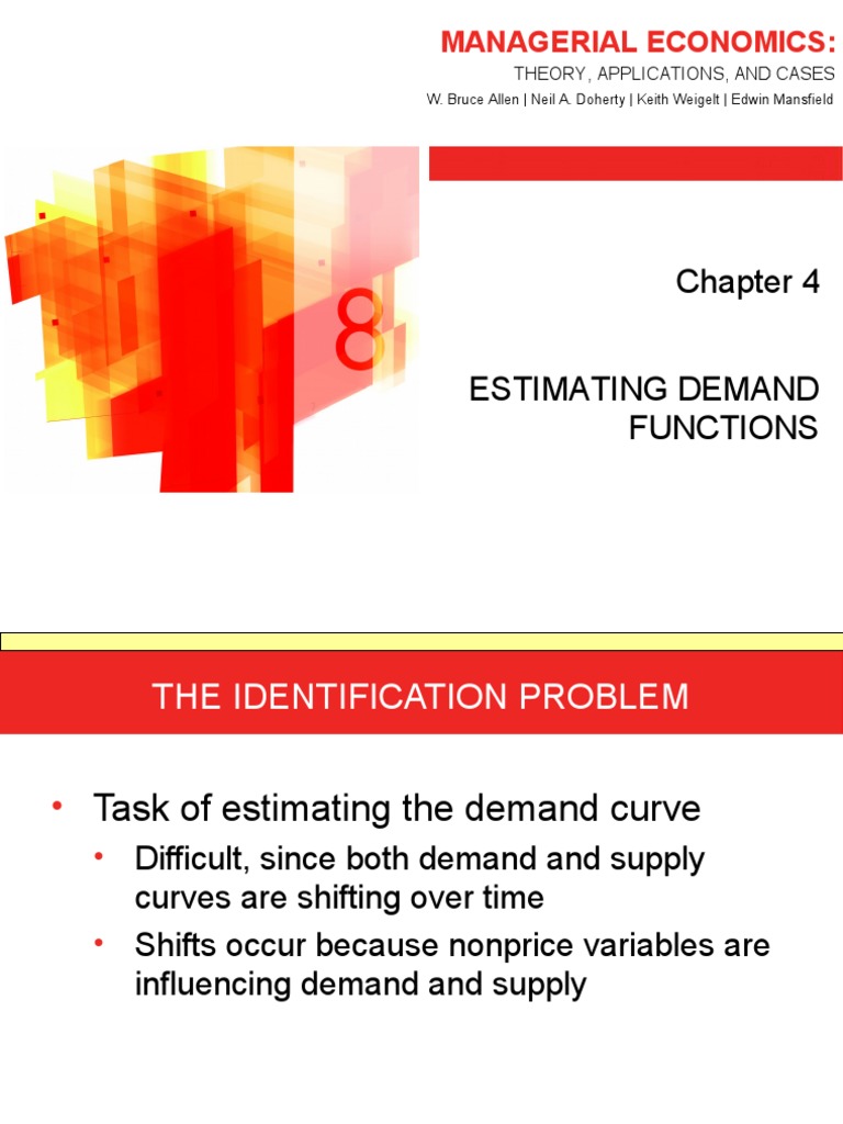 Estimating Demand Functions: Managerial Economics | PDF