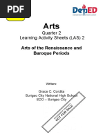 ARTS of The Renaissance and Baroque Period - Ppt.khem | PDF | Baroque | Michelangelo