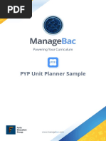 PYP Planner - Sharing The Planet | PDF | Narrative | Learning