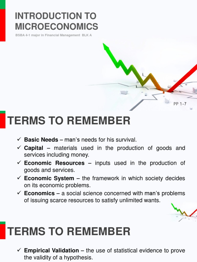 1.1 Introduction To Microeconomics | PDF | Microeconomics | Economics