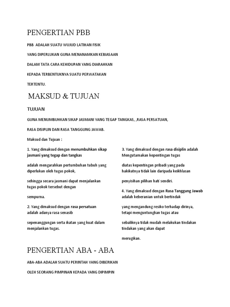 Materi Presentasi PBB | PDF