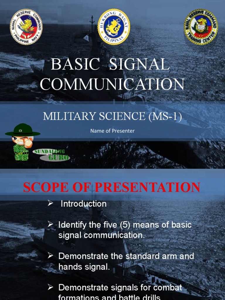 Basic Military Signal Communication | PDF | Infantry | Wars & Military