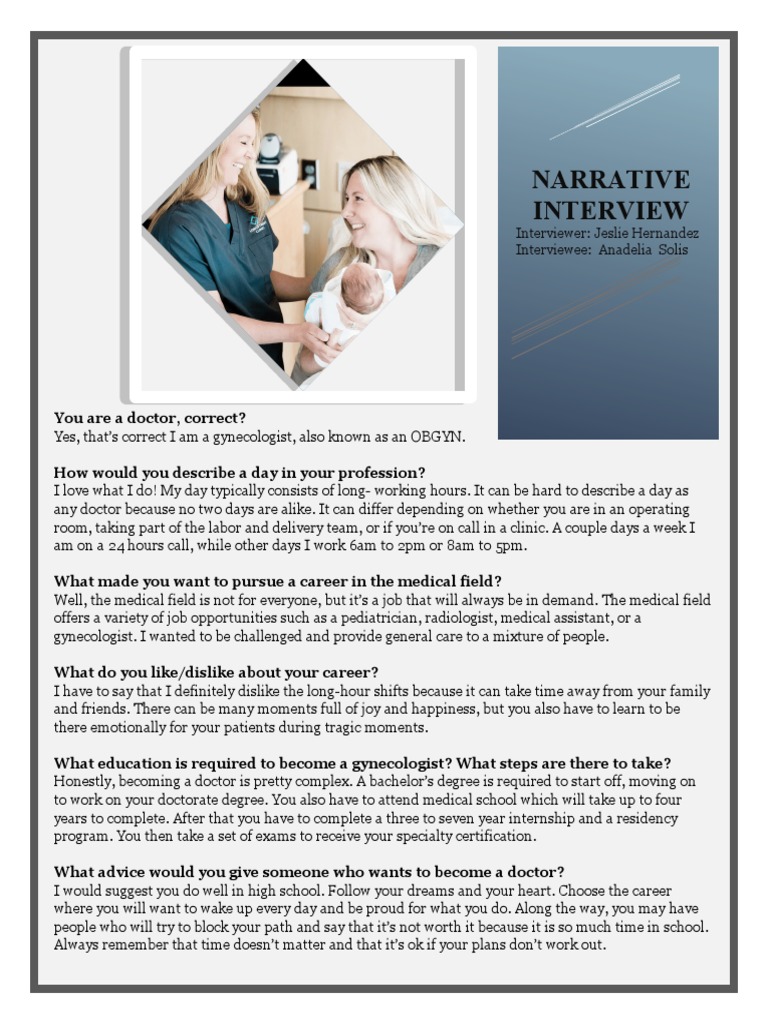 Interview Flyer | PDF | Gynaecology | Menstruation