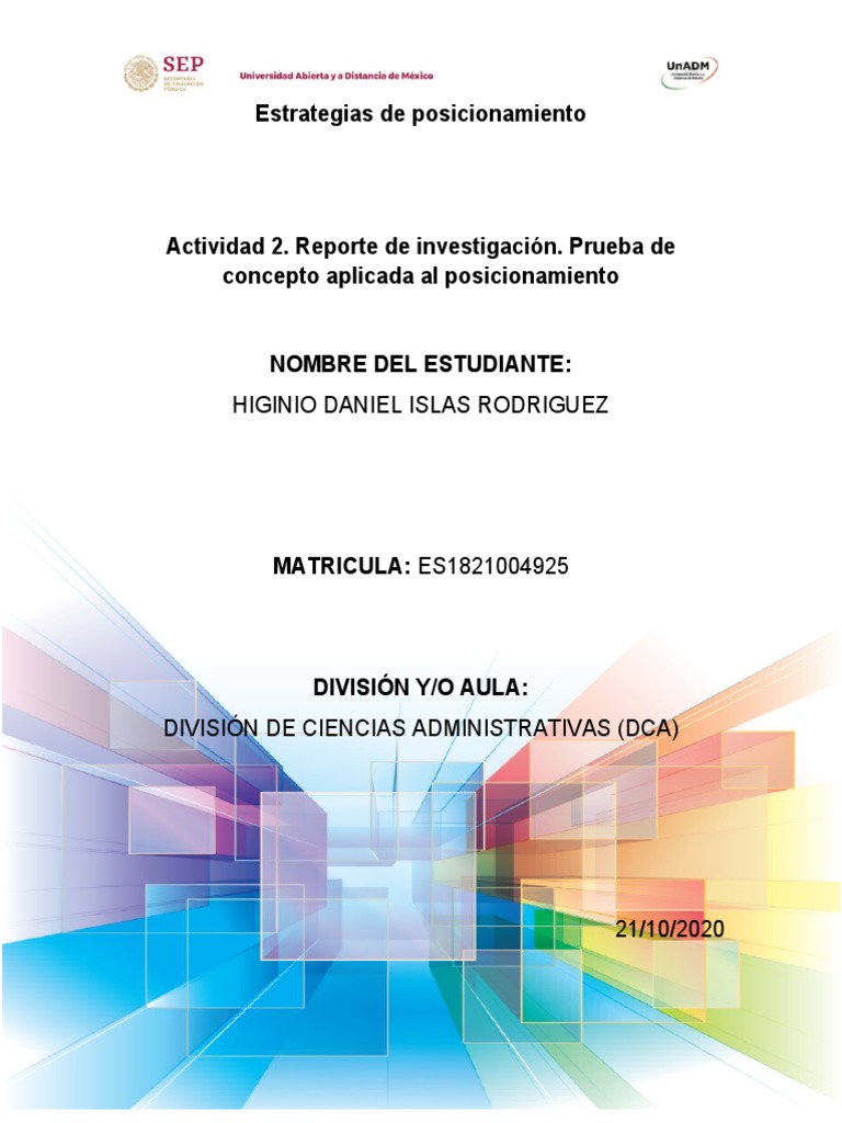 Iesp U2 A2 Hiir | PDF | Bebidas