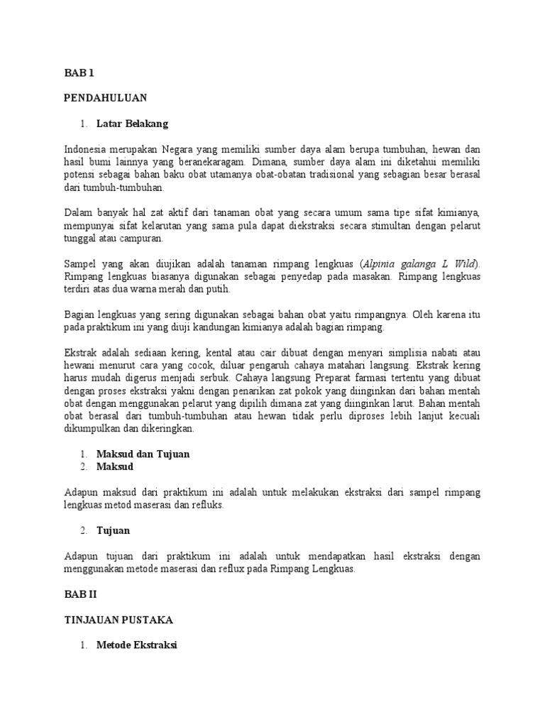 Metode Refluks | PDF