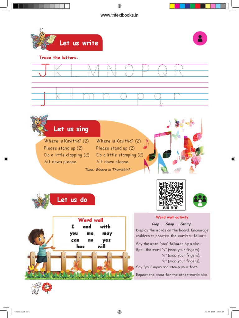 Let Us Write: Trace The Letters | PDF