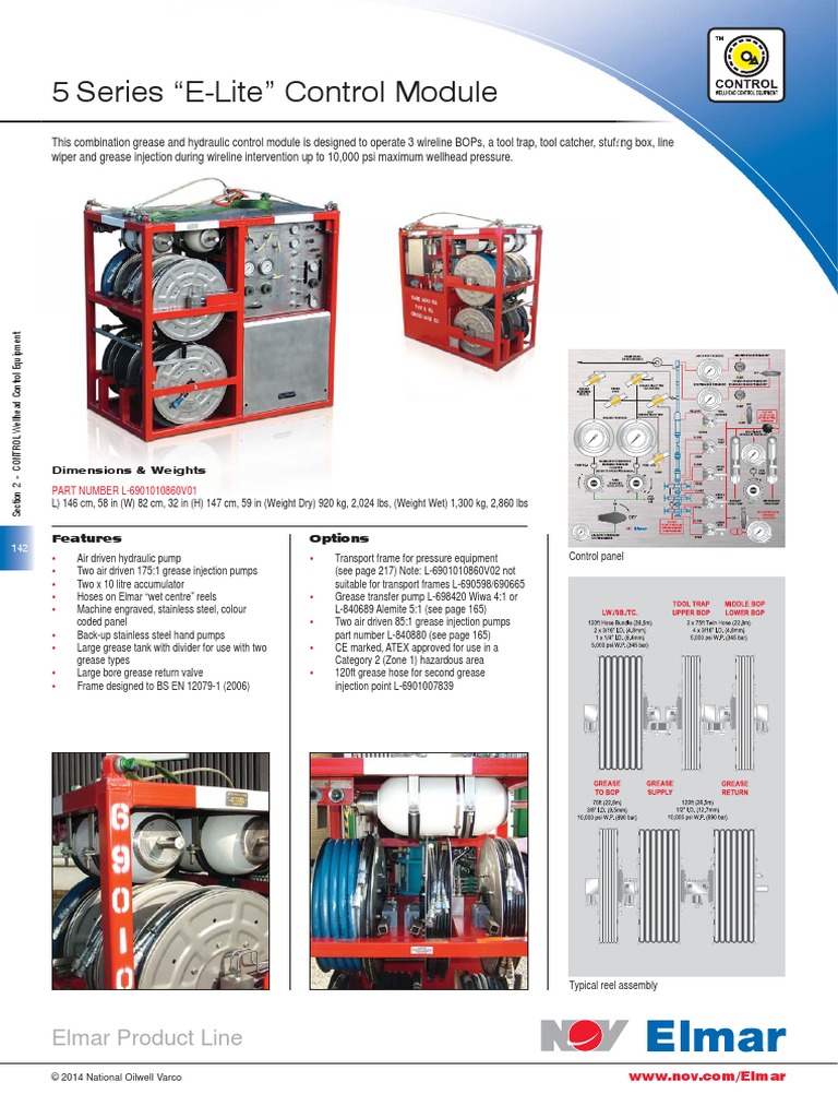 5 Series E-Lite Control Module | PDF | Pump | Chemical Engineering