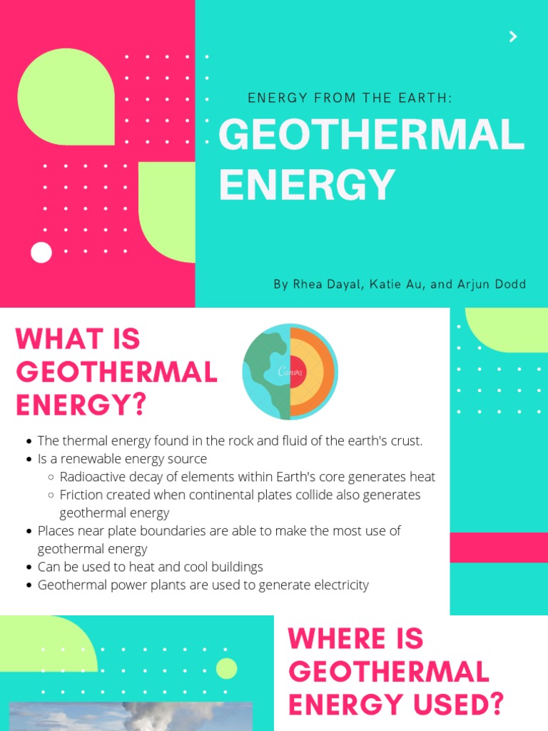 Geothermal Energy | PDF | Geothermal Energy | Power Station
