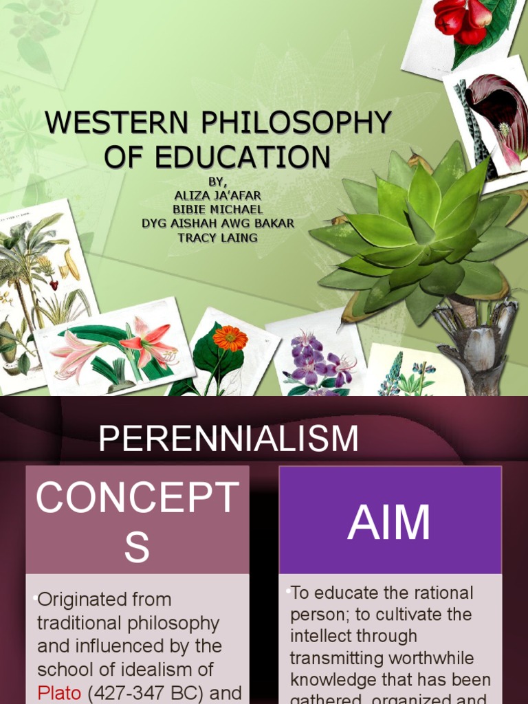 Western Philosophy of Education | PDF | Essentialism | Curriculum