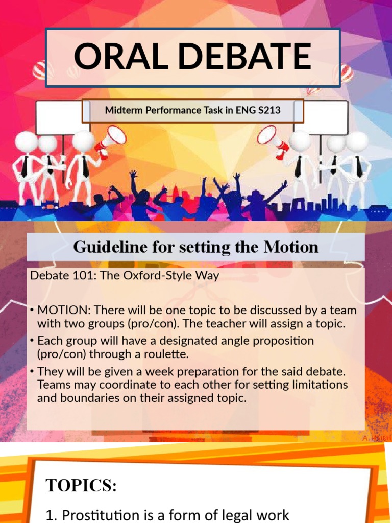 Oxford-Style Debate Guidelines | PDF | Question | Cognition